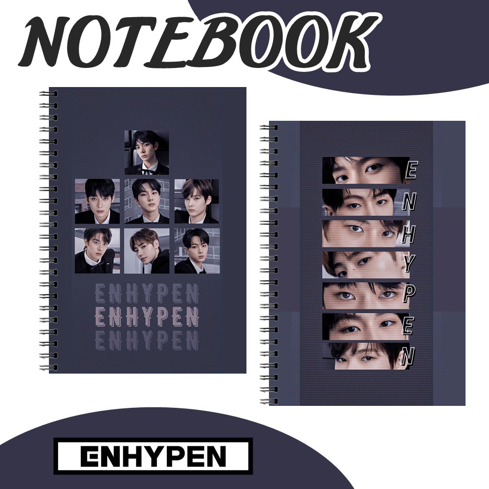 Enhypen KPOP NOTEBOOK SPIRAL NOTEBOOK | Shopee Philippines