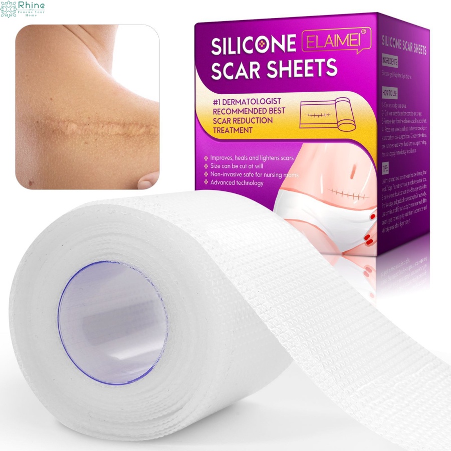 Rhine ELAIMEI Silicone Gel Strips Patch Silicone Scar Sheets Reusable ... Rhine ELAIMEI Silicone Gel Strips Patch Silicone Scar Sheets Reusable ...