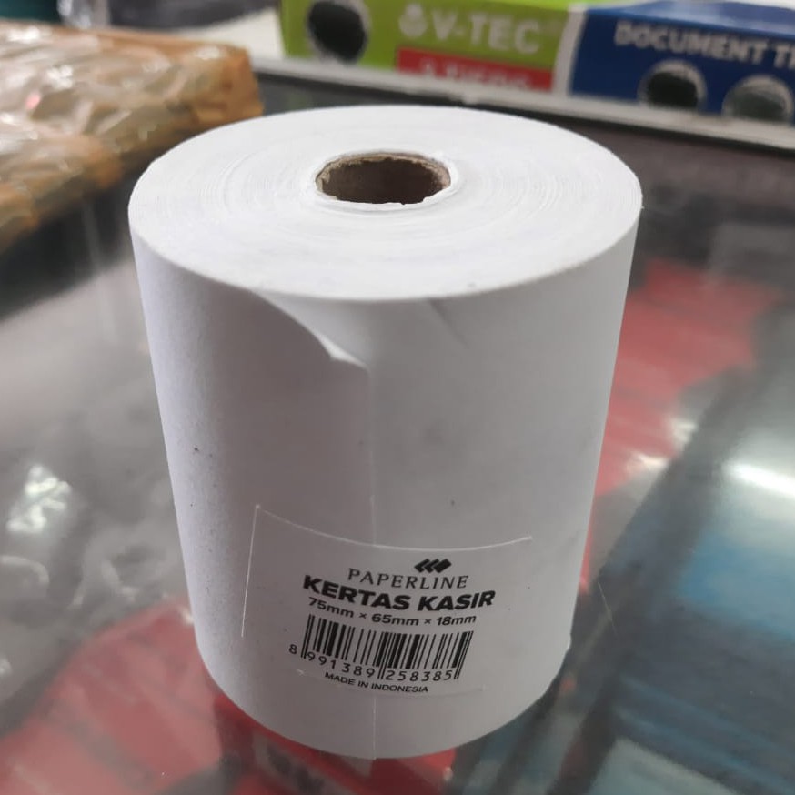 Cashier Paper 75X65 1PLY Paper Roll 75X65 PAPERLINE 1PLY Cashier ...