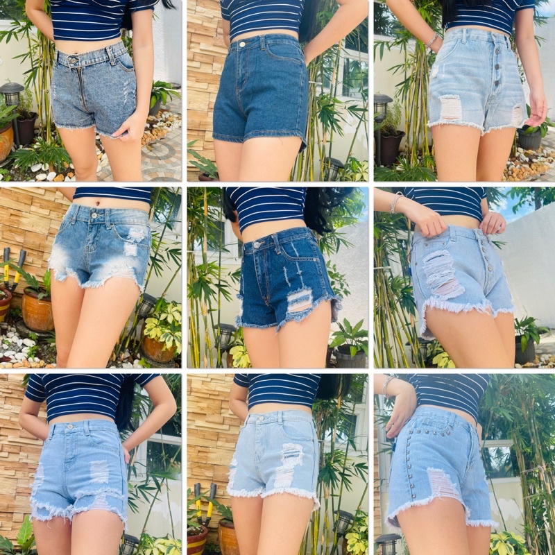 Inspired Maong Short | Shopee Philippines