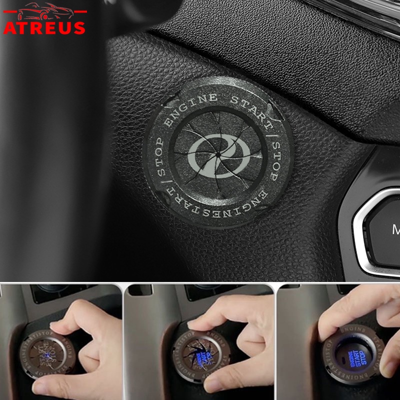 Perodua Car Ignition Switch Ring Engine Start Stop Button Cover For ...