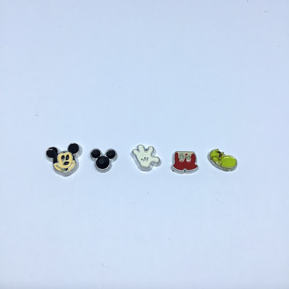 Mickey mouse floating locket charms | Shopee Philippines