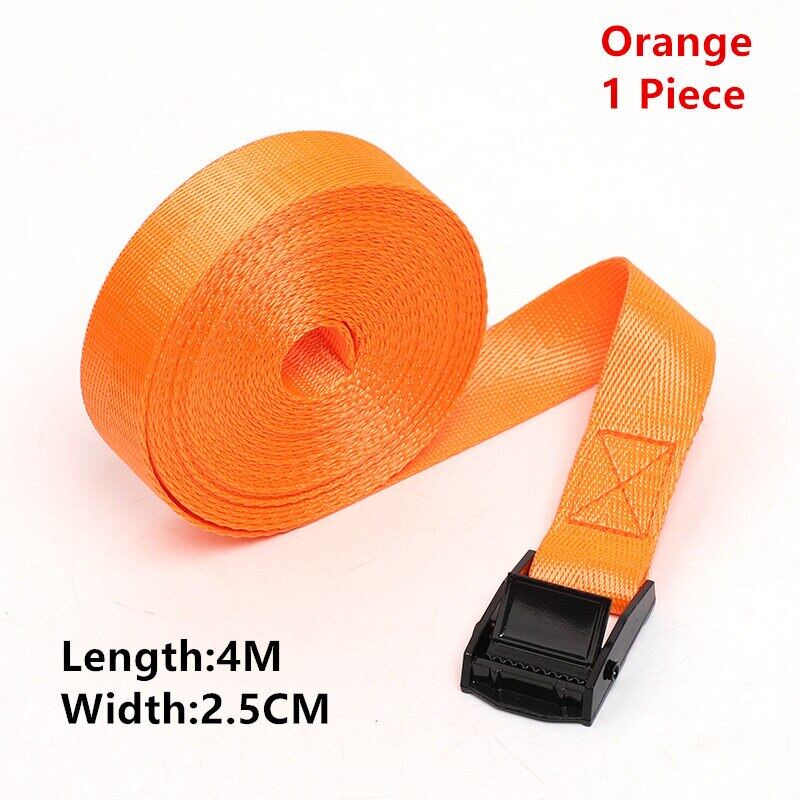 4 Meters Tensioning Belts Adjustable Cargo Straps Buckle Nylon Webbing ...