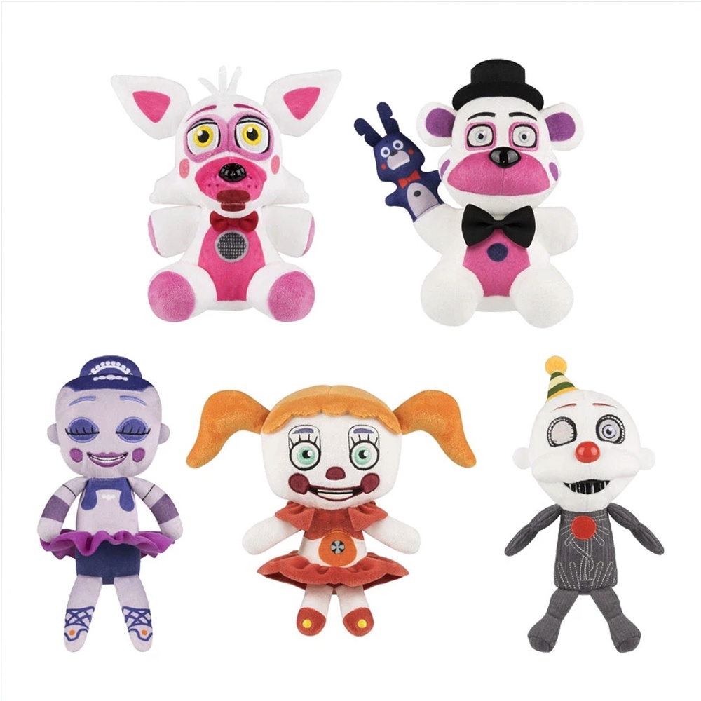 7pcs FNAF Plush Toy Five Nights At Freddy's Sister Location Circus Baby ...