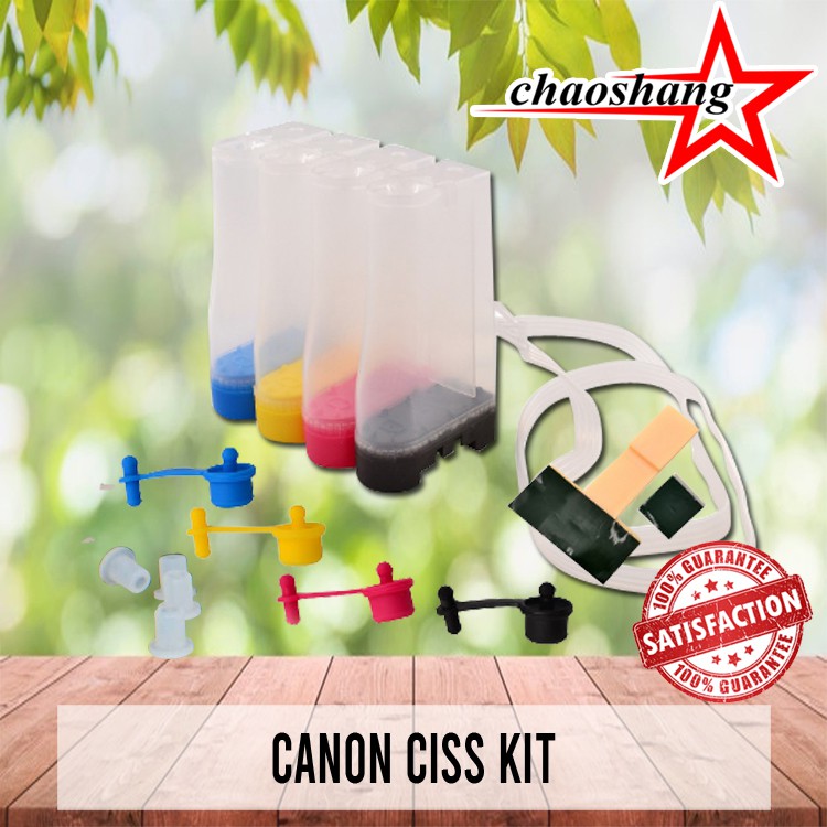 CISS Kit Canon Empty Tanks Complete Set | Shopee Philippines