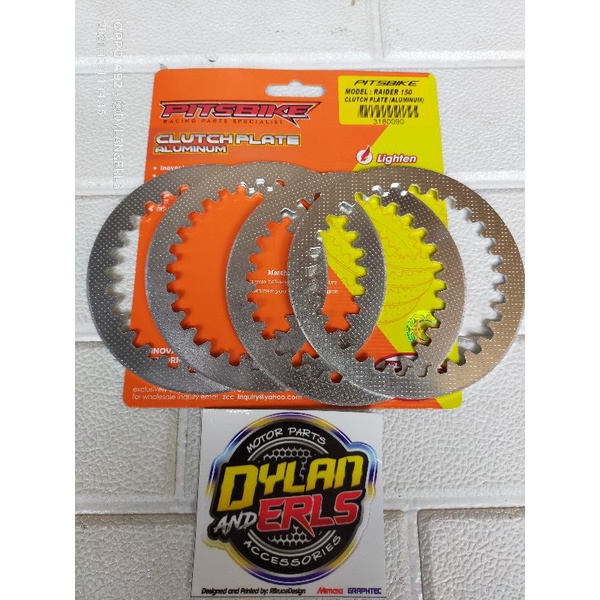 PITSBIKE CLUTCH PLATE FOR RAIDER 150 (ALUMINUM) | Shopee Philippines