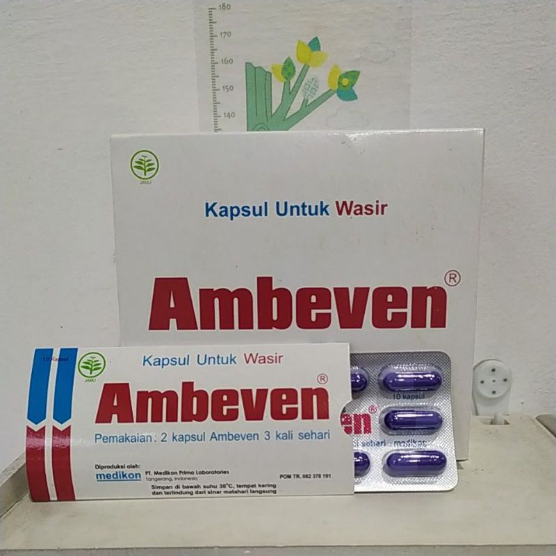 AMBEVEN Capsules for hemorrhoids, hemorrhoids strips, 10 packs | Shopee ...