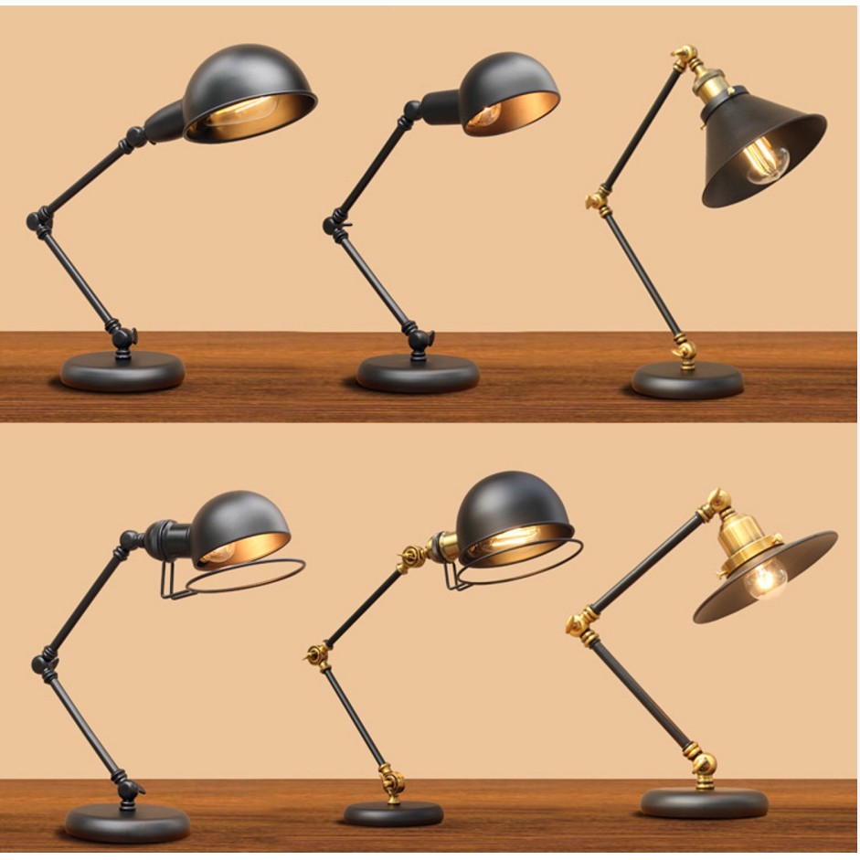 Vintage Retro Steampunk Style Table Study Lamp | Shopee Philippines