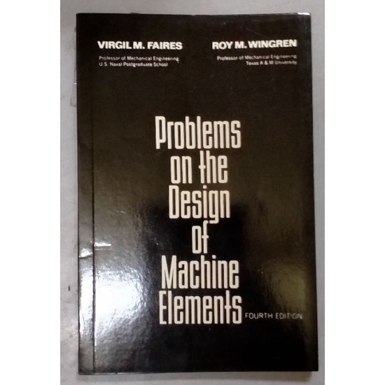 DESIGN OF MACHINE ELEMENTS & PROBLEM ON THE DESIGN OF MACHINE ELEMENTS ...
