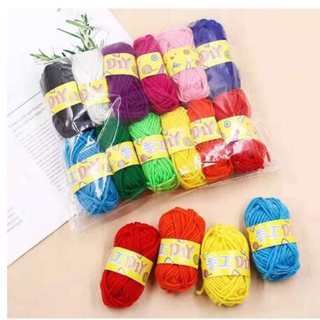 School and homework DIY YARN 1 PC Fiber Knitting Wool Crochet Yarn ...
