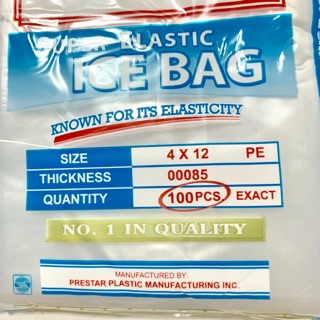 Shure and Starex Ice Bag 4x12, 3x16 pang yelo soft drinks plastic ...