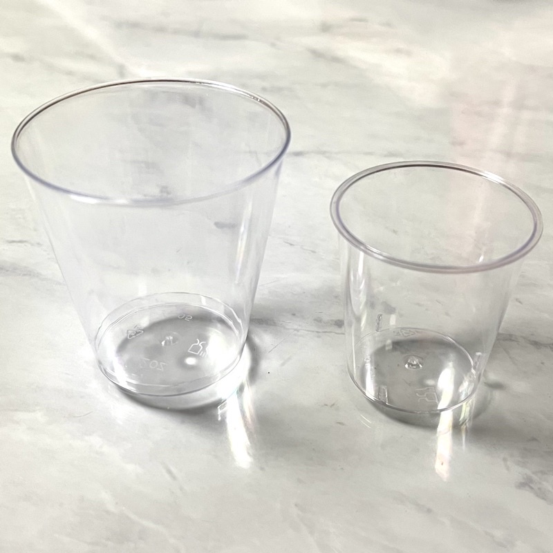 Acrylic Shot Plastic Cup for Party (Clear) / Dessert Cups / 30ml /60ml ...