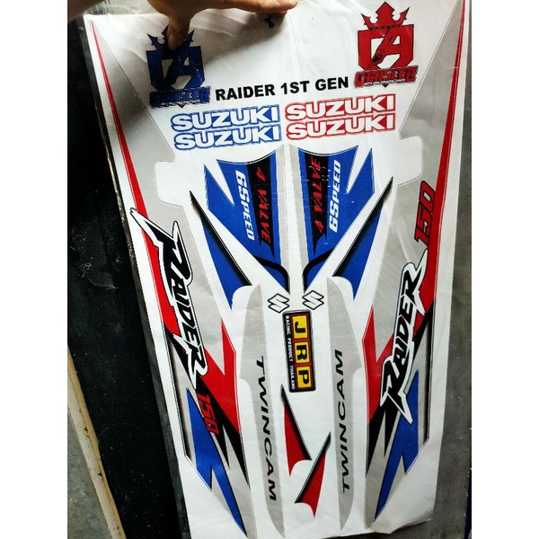 Sticker decals raider 150 original gen1 | Shopee Philippines