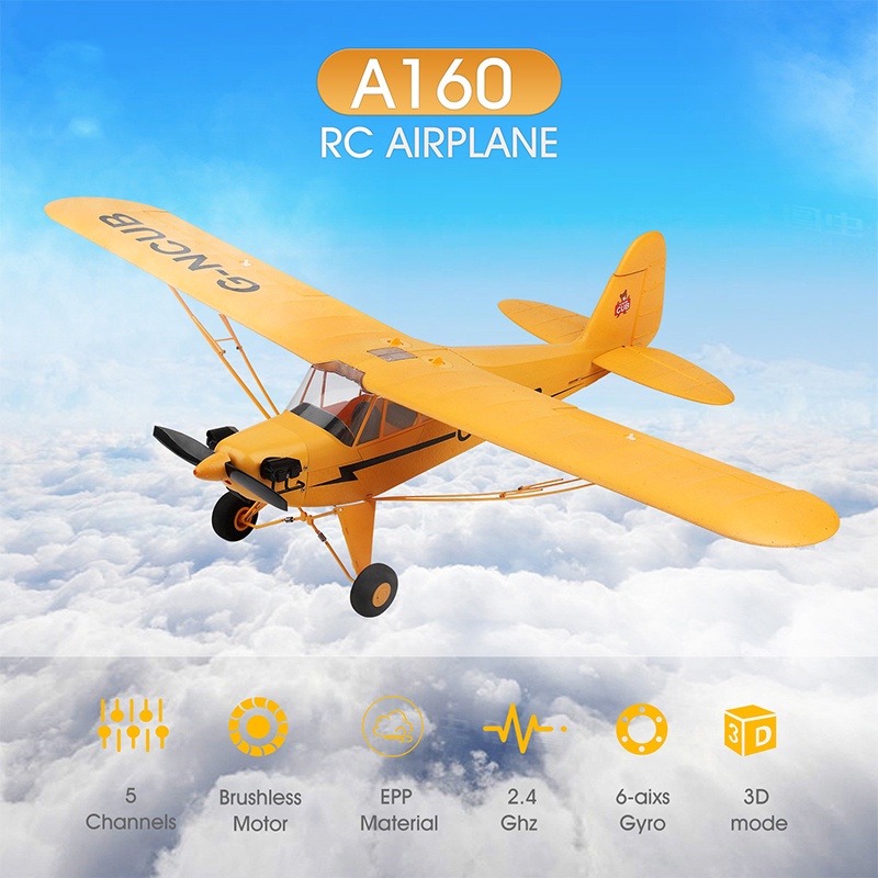 Original Hot WLtoys XK A160 RC Airplane 5CH 65Cm Wingspan Brushless ...
