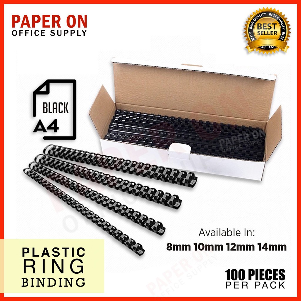 QUAFF Plastic Ring Binder 100Pieces | Shopee Philippines