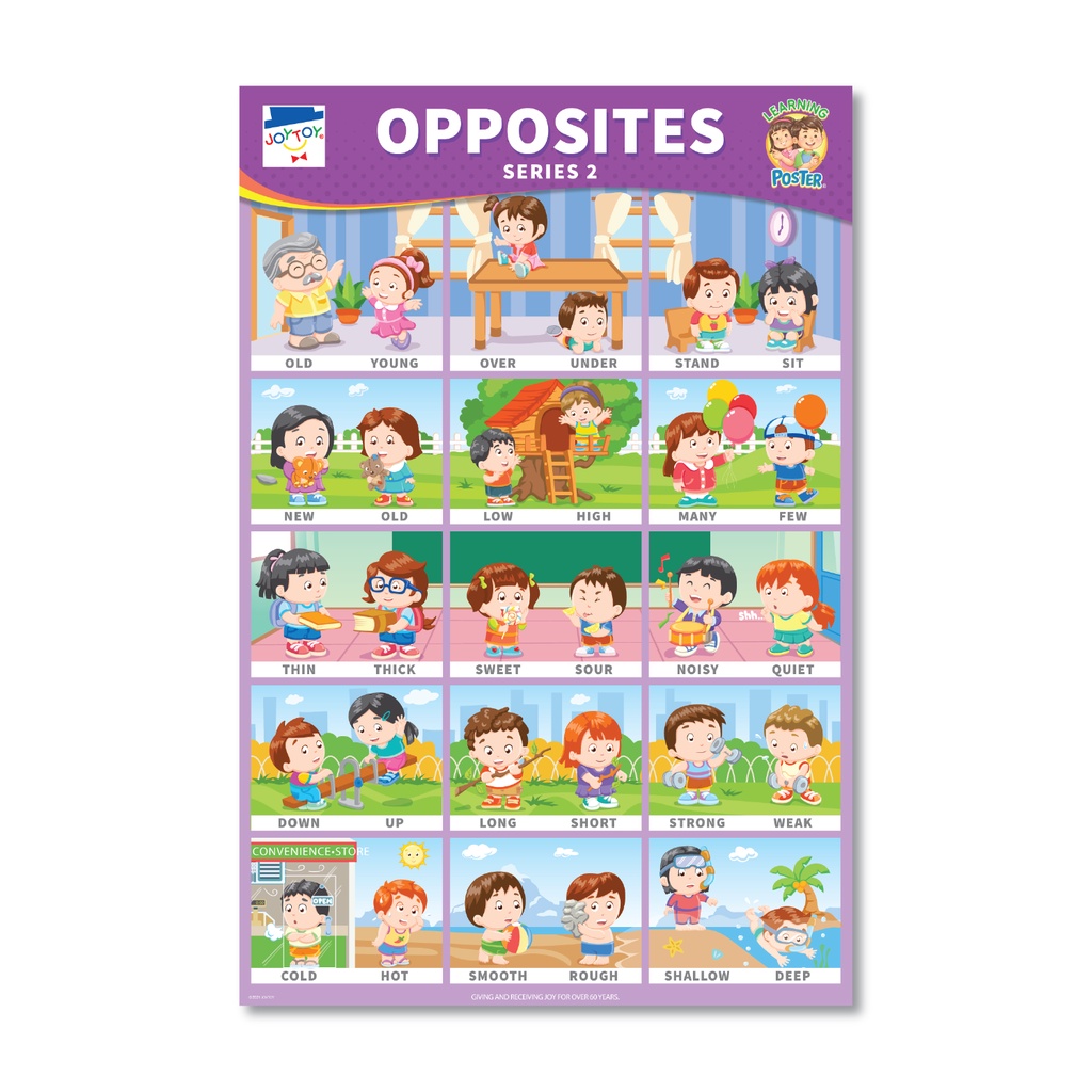 JOYTOY Opposites Poster - Series 2 | Shopee Philippines