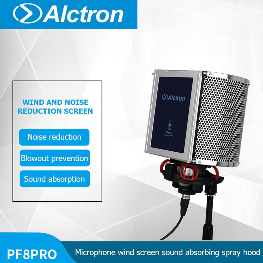 【Free Shipping】Alctron PF8 PRO Professional Simple Studio Mic Screen ...