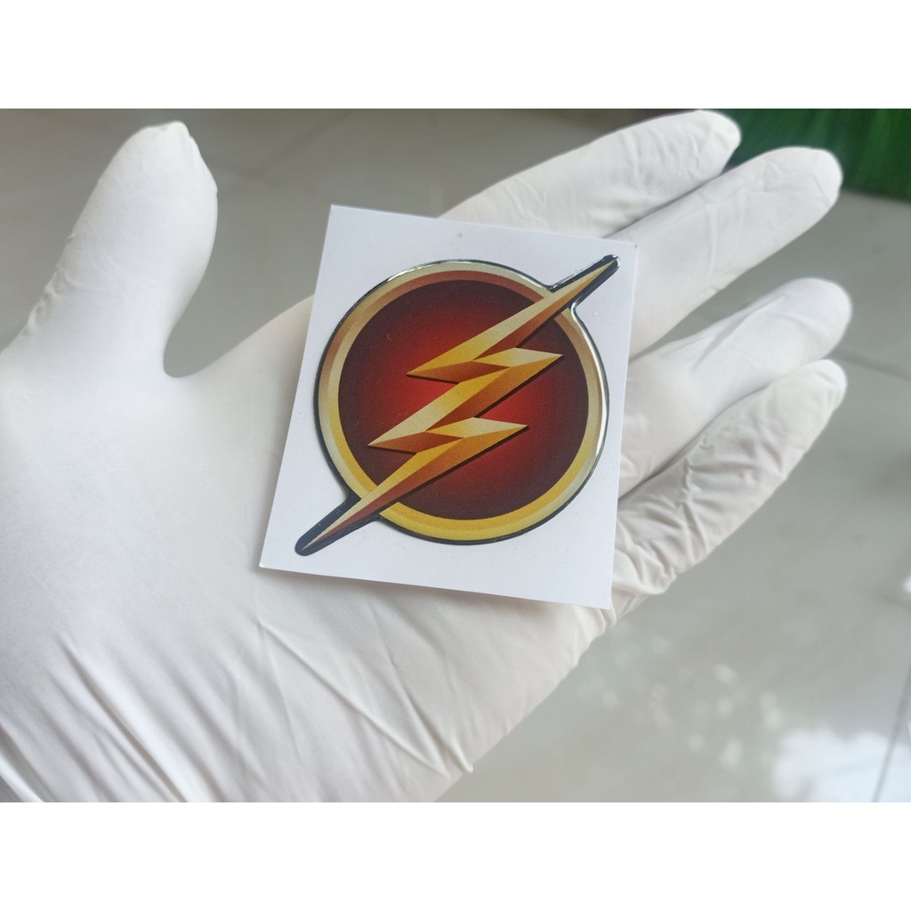 Stikr logo the flash emblem sticker Flexible | Shopee Philippines
