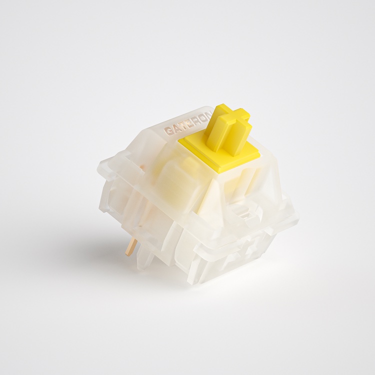 Gateron Pro Milky Yellow Mechanical Keyboard Switch Linear (10 Switches ...