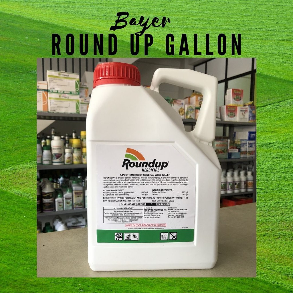 ROUNDUP 1 Gallon Herbicide | Shopee Philippines