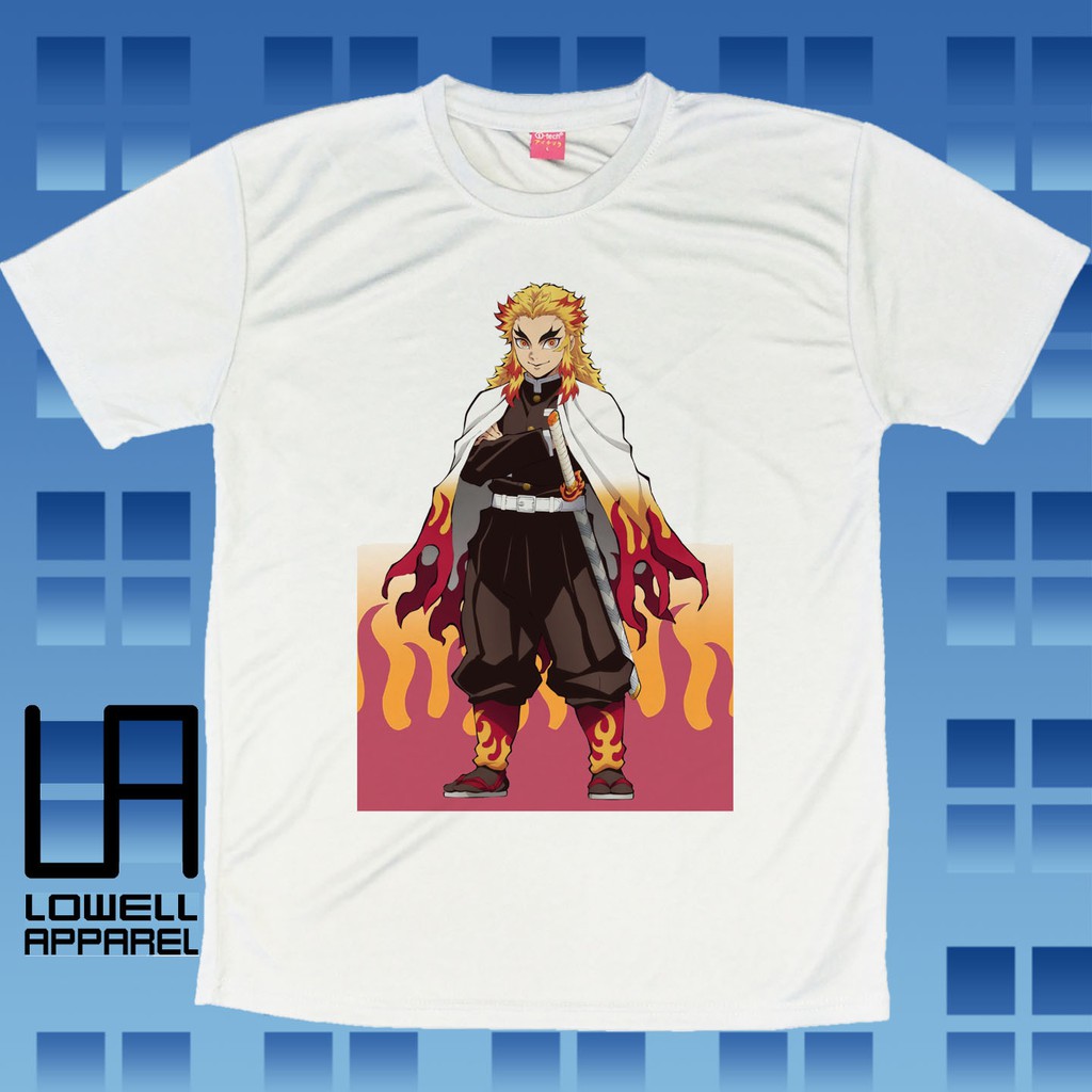 Kyojuro Rengoku Demon Slayer Kimetsu no Yaiba Anime T-shirt - Unisex ...