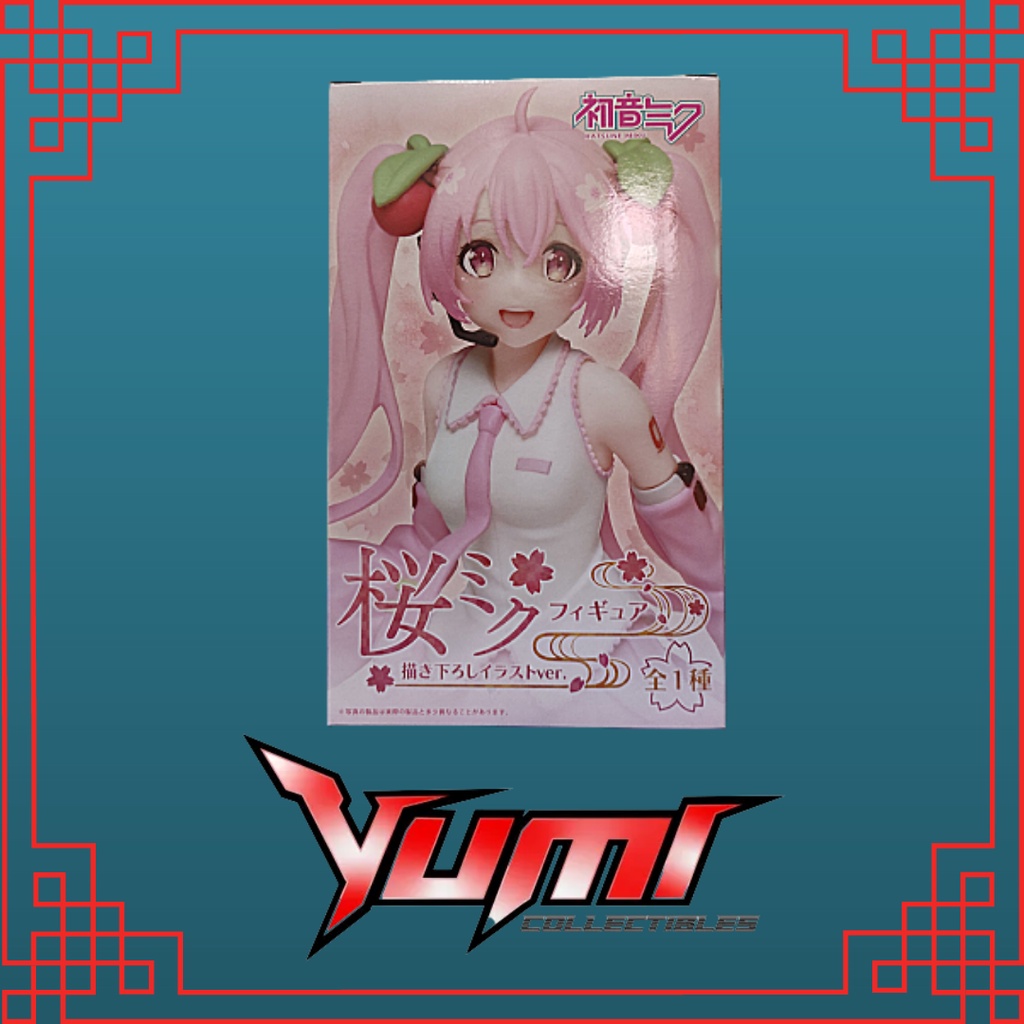 Taito Vocaloid Sakura Miku (Newly Written Illustration Ver.) Prize ...