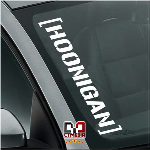 Hoonigan Car Windshield Sticker - Car Decal Sticker | Shopee Philippines
