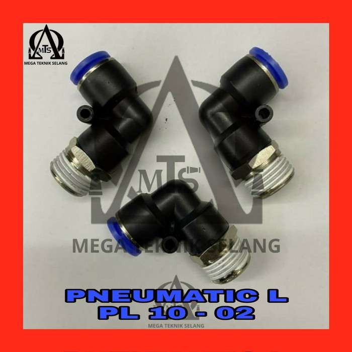 Pneumatic Elbow Fittings 1/4" PL 10-02 10 MM | Shopee Philippines