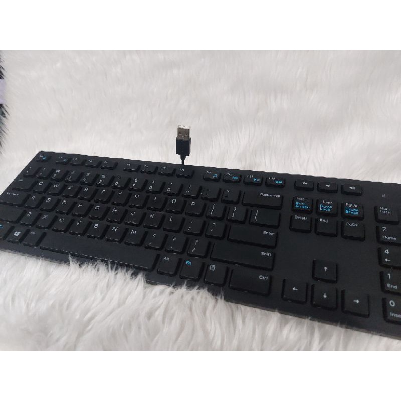 Dell Multimedia Keyboard (US English (GENUINE) KB216 - Black. | Shopee ...