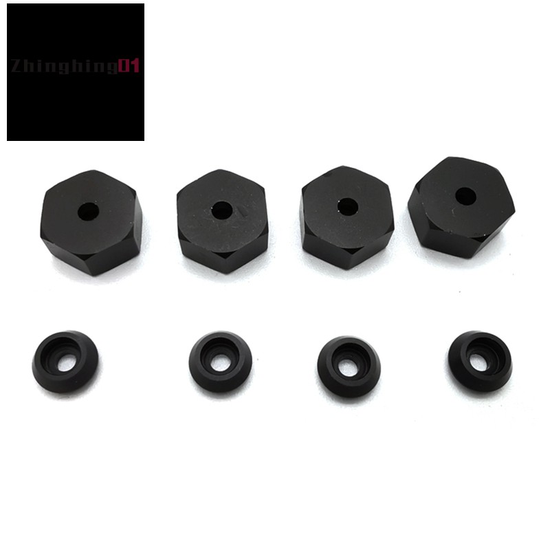 4PCS 5mm to 12mm Metal Combiner Wheel Hub Hex Adapter for WPL D12 C24 C34 B24 B36 MN D90 D99 RC ...