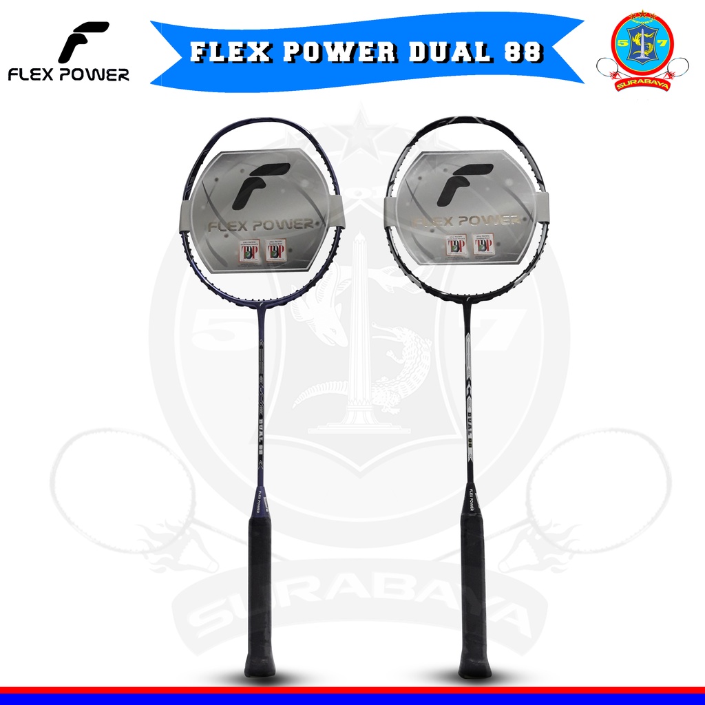 Original Badminton Racket Flex Power Dual 88 28lbs | Shopee Philippines