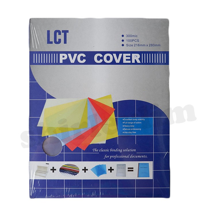 PVC Binding Cover 300 Microns Acetate LCT 100 Sheets 0.3 mm | Shopee ...