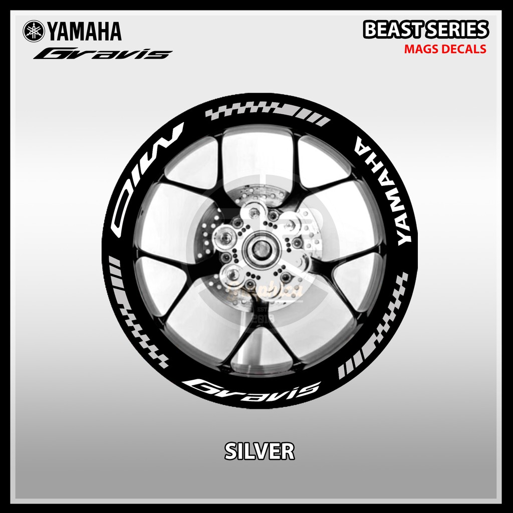 Yamaha Mio Gravis - Mags Decals - Beast Series | Shopee Philippines