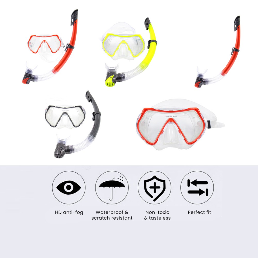 Complete Set Snorkeling Mask Intex Google Intex Diving Mask with ...