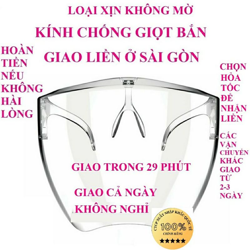 Face SHIELD Goggles Against Drops, Dirt, Bacteria. | Shopee Philippines