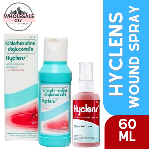 Hyclens Wound Spray Solution 60 mL | Shopee Philippines