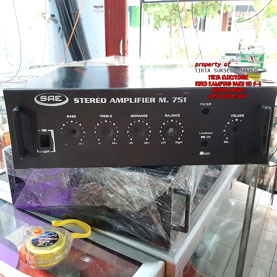 Stereo AMPLI BOX MODEL 751 / 650 | Shopee Philippines