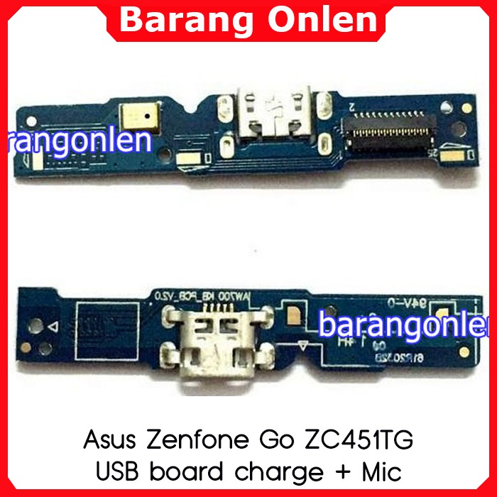 Asus Zenfone GO ZC451TG 4.5 usb port Connector cas mic pcb flexible ...