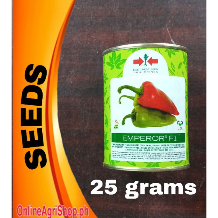 EMPEROR F1 25 GRAMS ATSAL OR SWEET PEPPER SEEDS (EAST WEST SEEDS ...