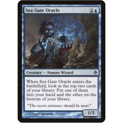 Magic the Gathering | Sea Gate Oracle | Shopee Philippines