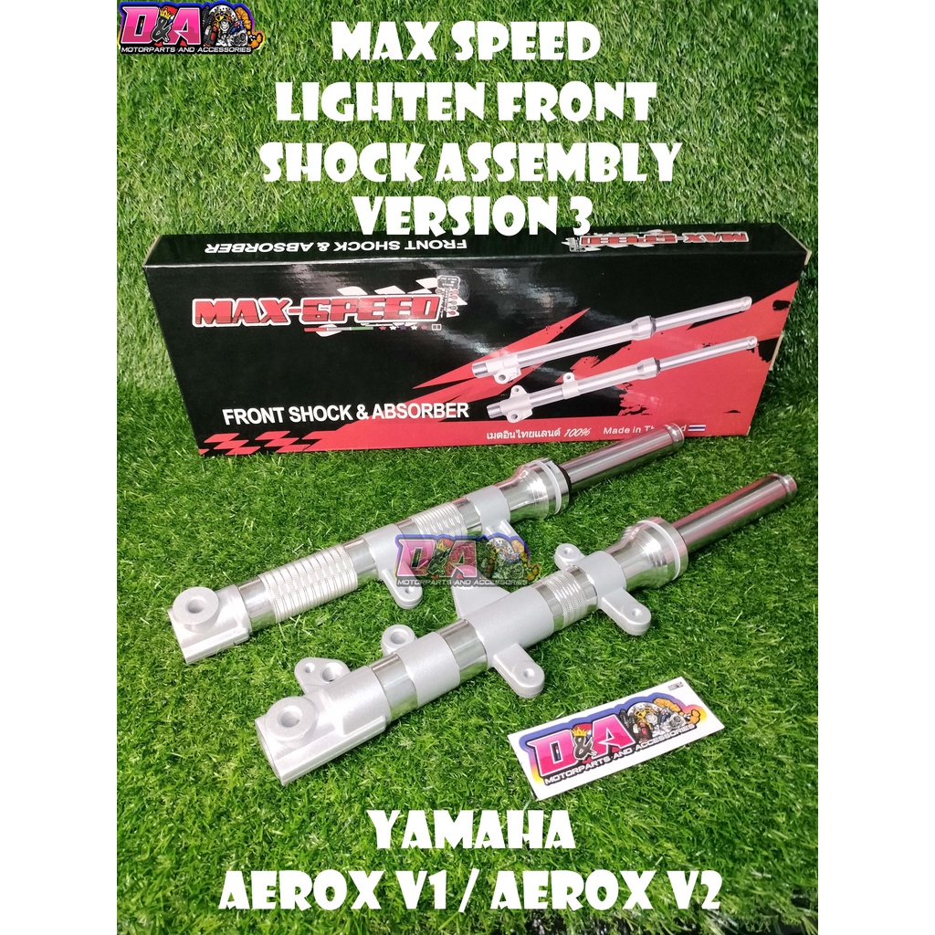 Max Speed Ligthen Front Shock Assembly v3 For Aerox v1 / Aerox v2 ...