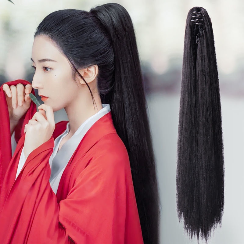 Wig Ancient Style Wig Costume Hanfu Wig Female Tiger Mouth Clamp ...