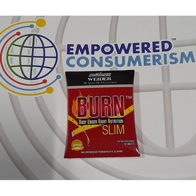 BURN SLIM Fat 10 tablet's Aim global products ( Oct.2024 Expiration ...