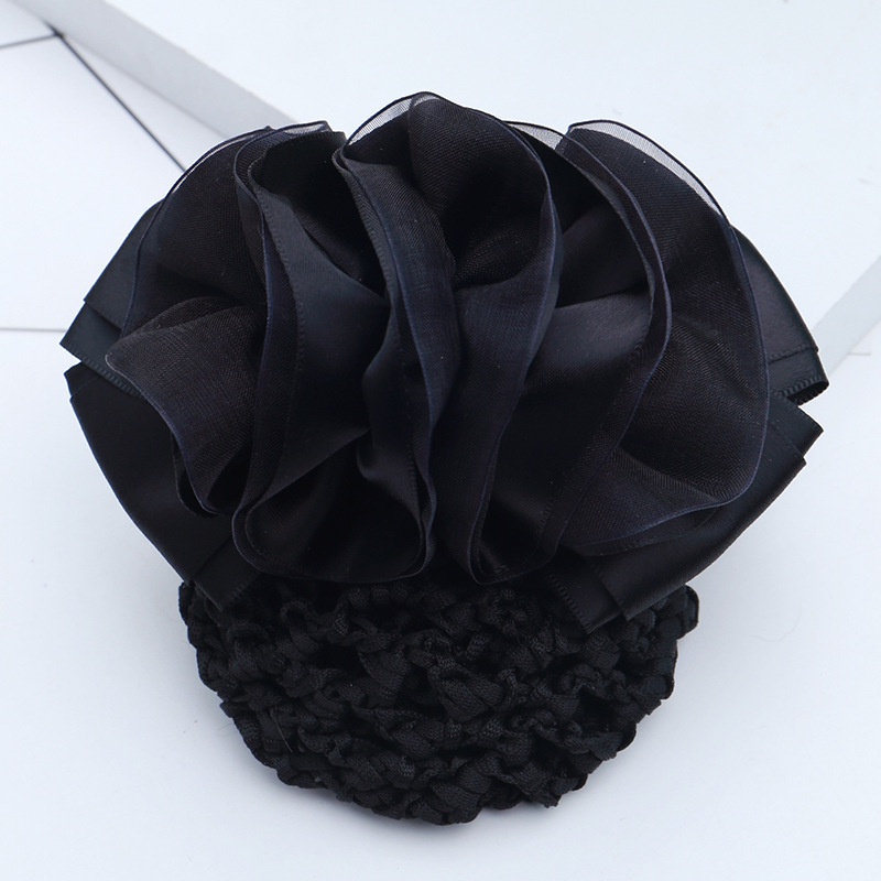 Korean Hairnet Professional Head Flower Hairpin Stewardess Hair ...