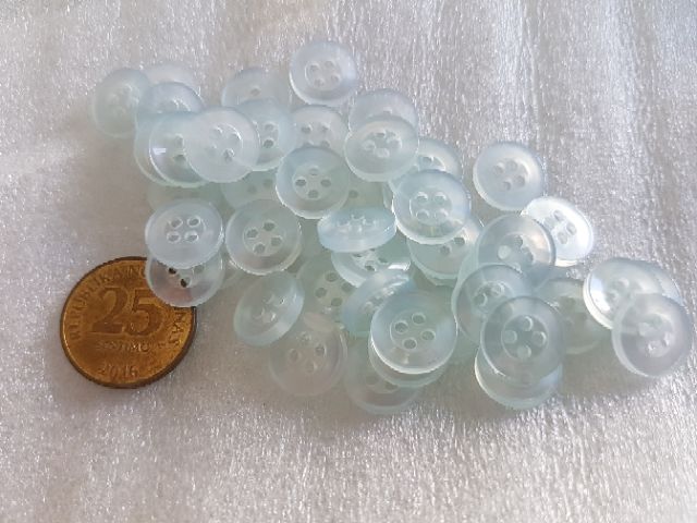 Lot of 50 pcs transparent polo buttons | Shopee Philippines