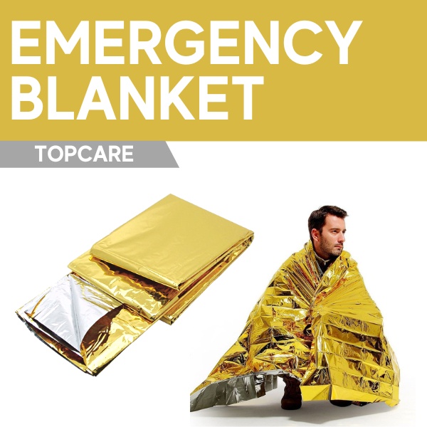 Emergency Rescue Thermal Blanket SILVER/GOLD | Shopee Philippines