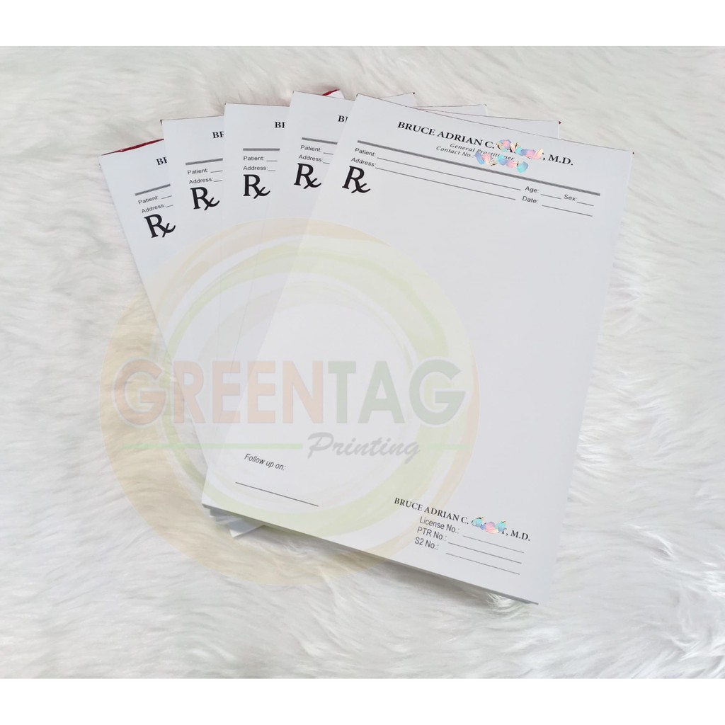 Prescription Pad /RX Pad | Shopee Philippines