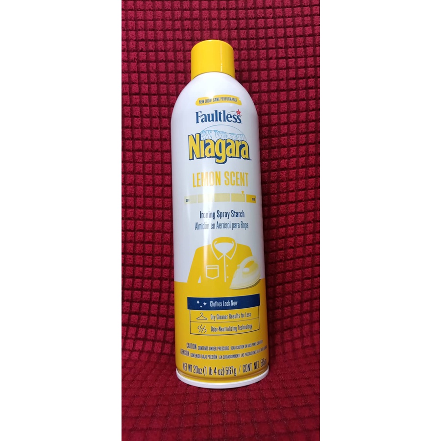 Faultless Niagara Ironing Spray Starch - Lemon Scent (567 g) | Shopee ...