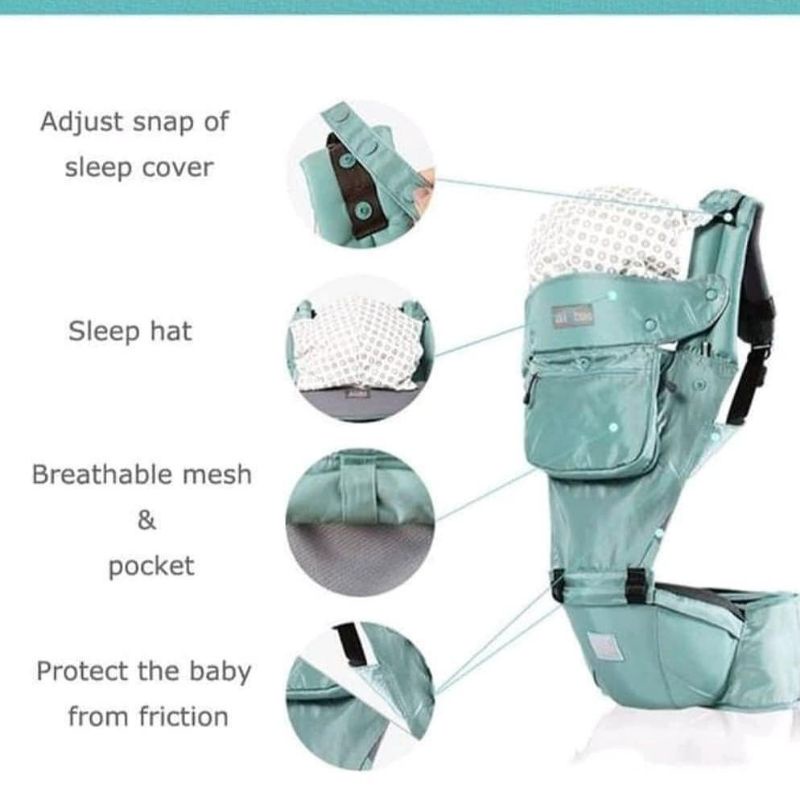Hipseat baby carrier aibao air motion hipseat carrier | Shopee Philippines