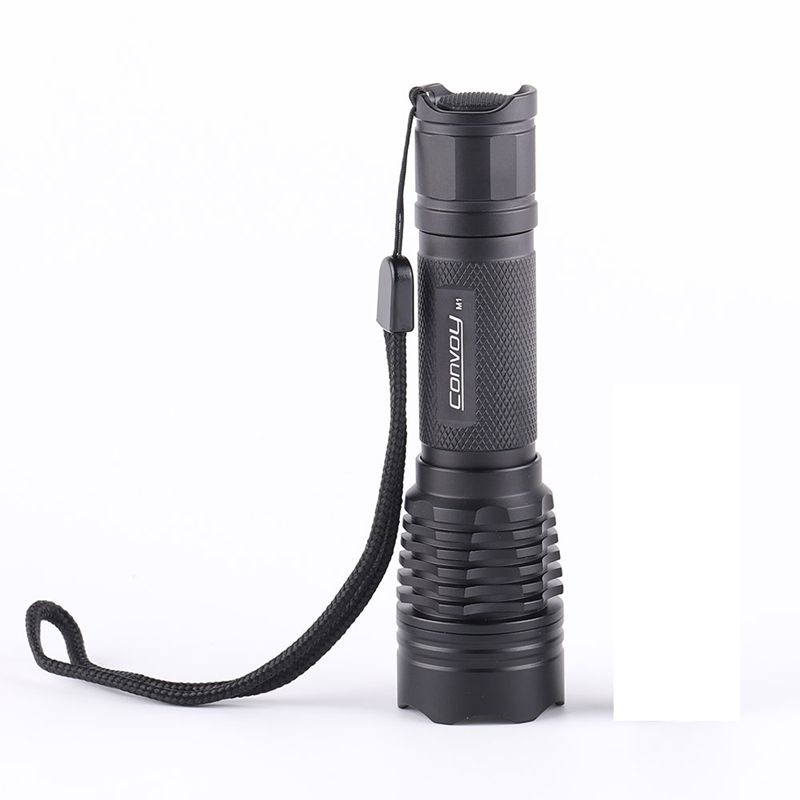 Original Convoy M1 Flashlight LH351D 519A LED 5A 12 groups 18650 ...